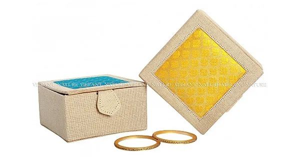 Jute Return Gift Boxes for Wedding or House Warming | International ...