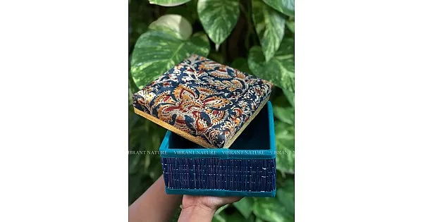 Kora Grass Kalamkari Gift Box as Wedding Return Gift | From India to ...
