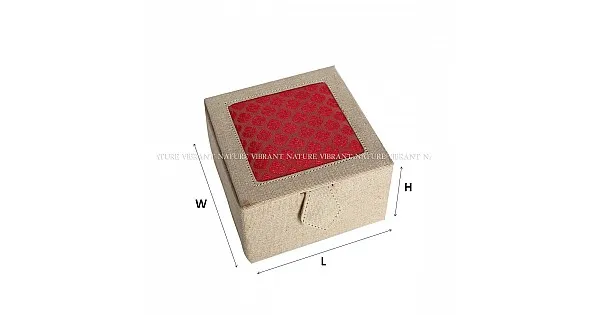 Jute Return Gift Boxes for Wedding or House Warming | International ...
